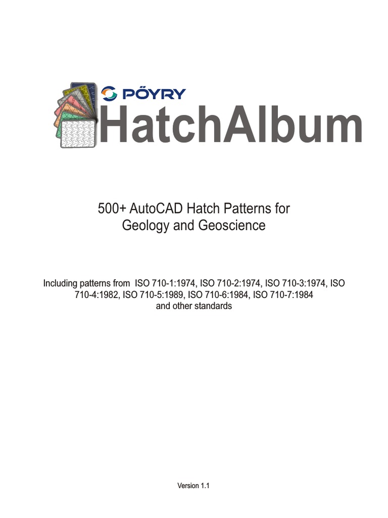500+ AutoCAD Hatch Patterns For Geology and | PDF