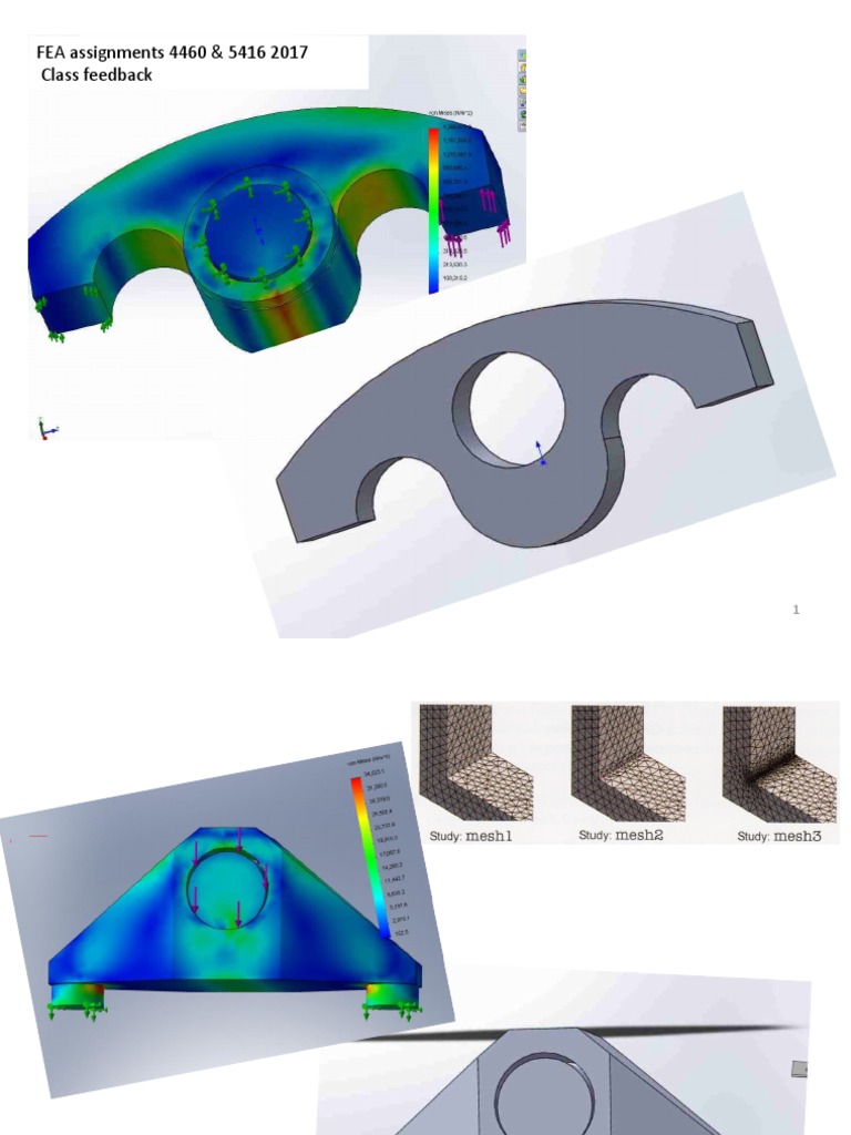 FEA Assignments 4460 & 5416 2017 Class Feedback | PDF