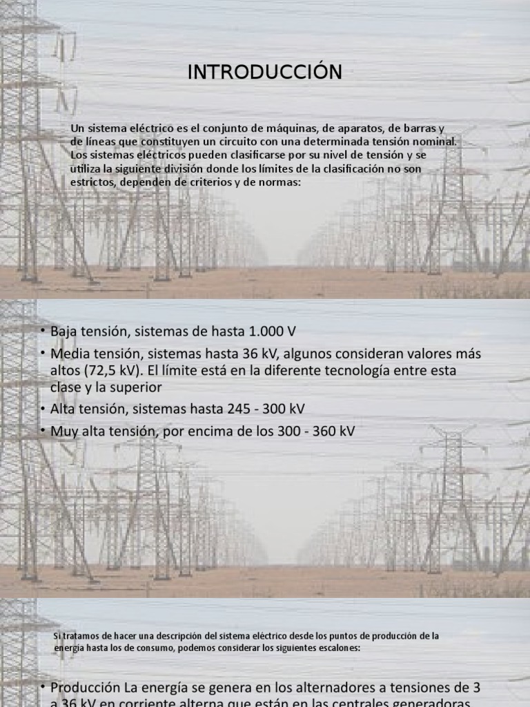 Lineas de Transmision Electrica | PDF | Distribución de energía ...