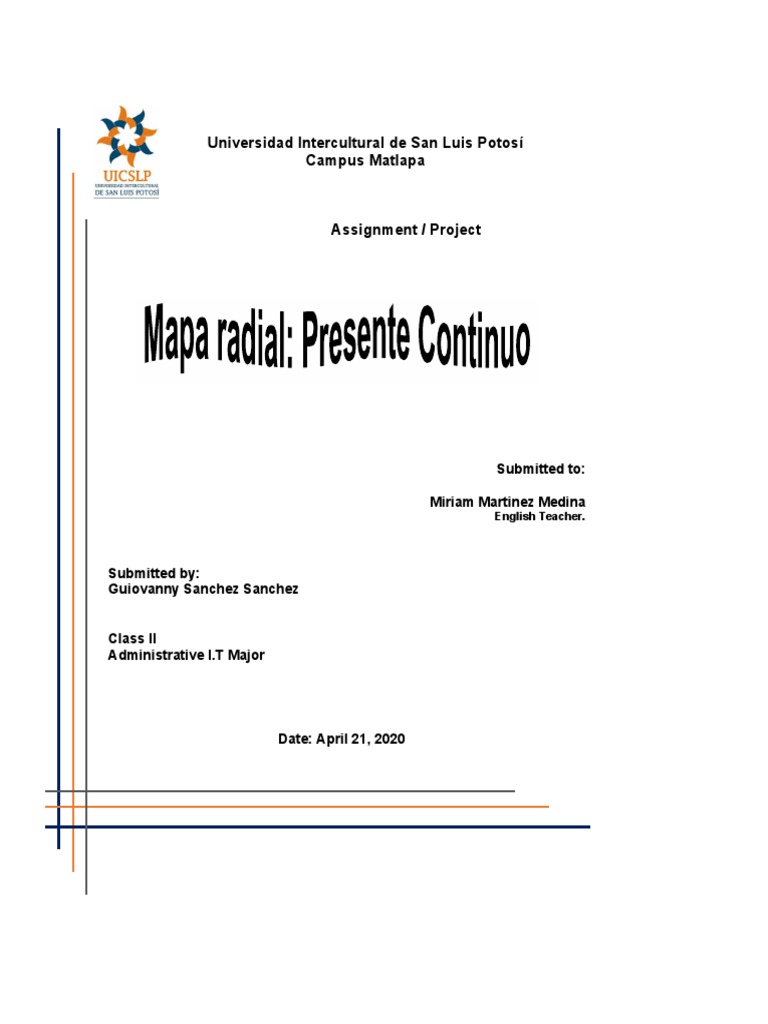 Mapa Radial-Ingles | PDF