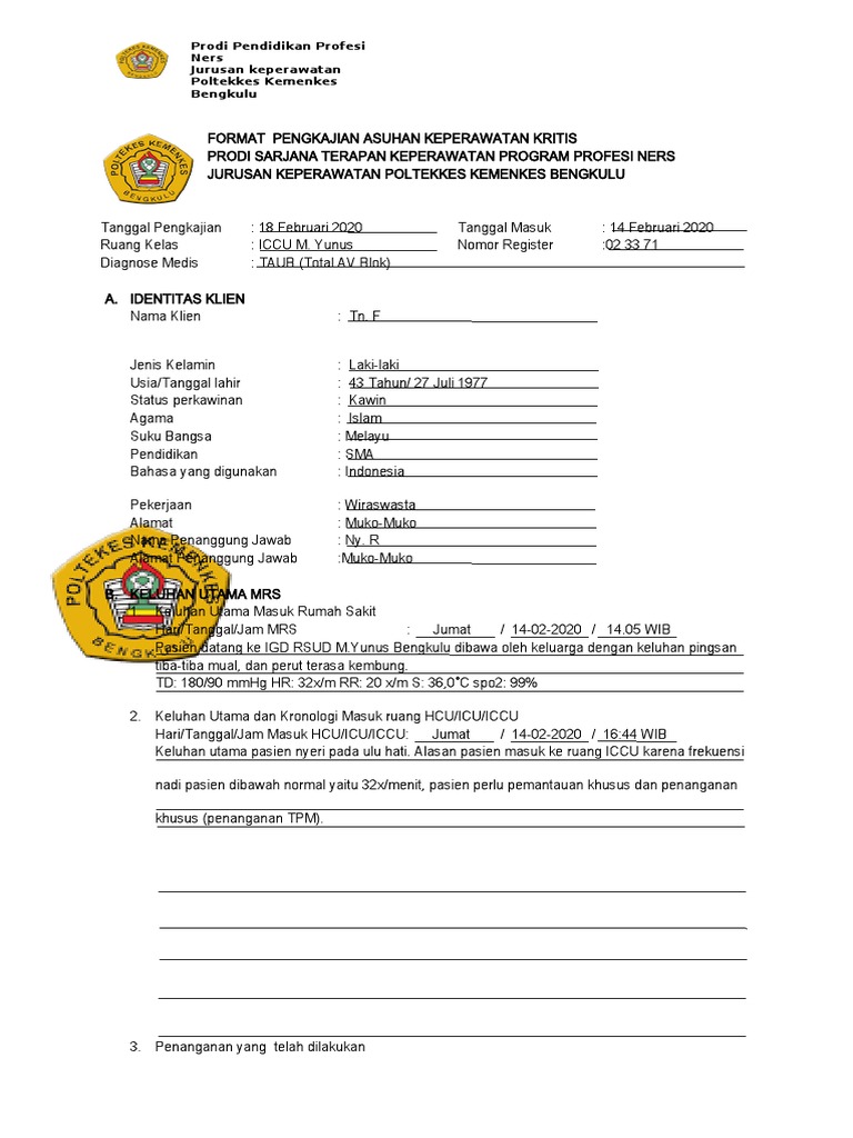Askep Iccu Lengkap | PDF