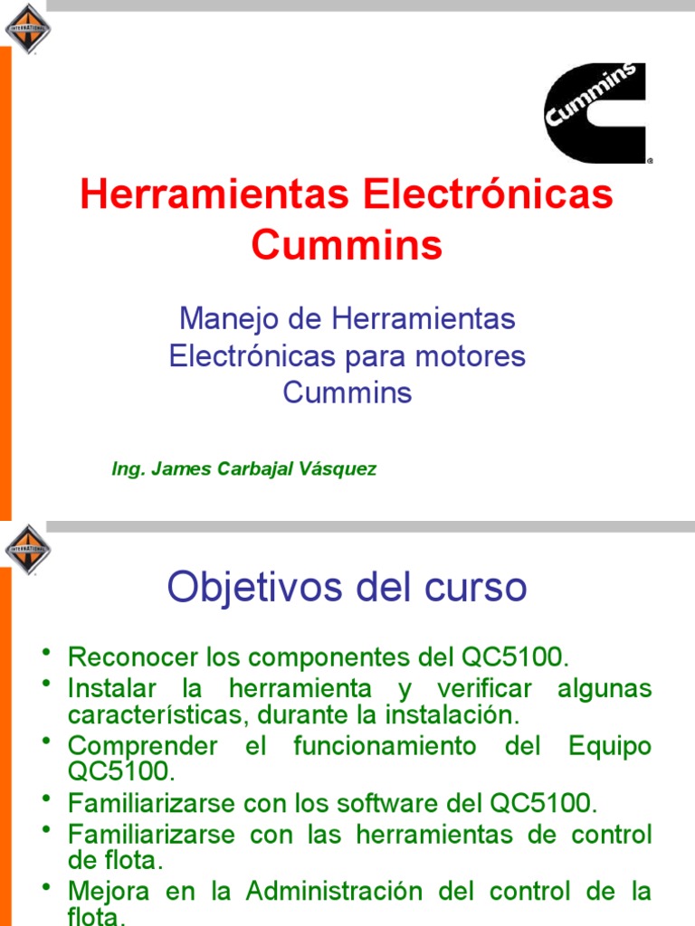 Manejo de Herramientas QC5100 Cummins | PDF