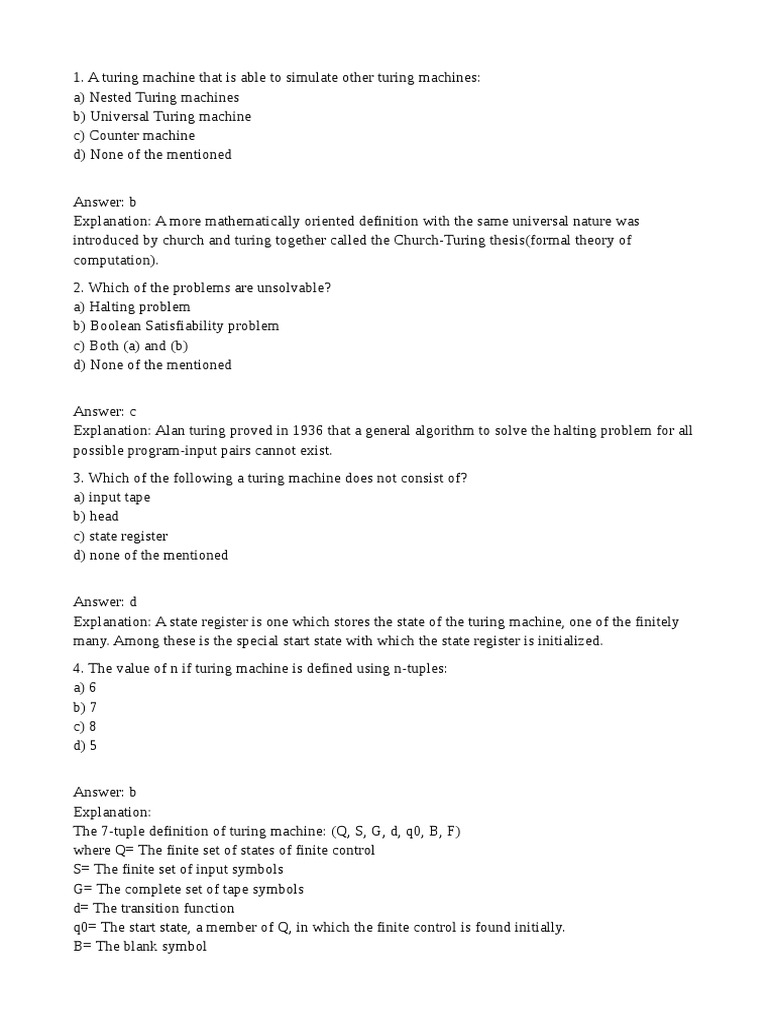 Turing Machine Bits | PDF | Computational Complexity Theory | Computability Theory