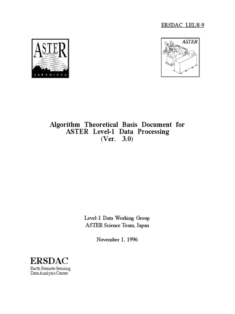 Atbd Ast 01 Pdf Signal To Noise Ratio Infrared