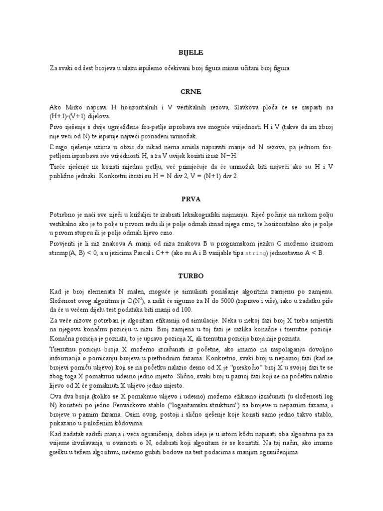 Opisi Algoritama | PDF