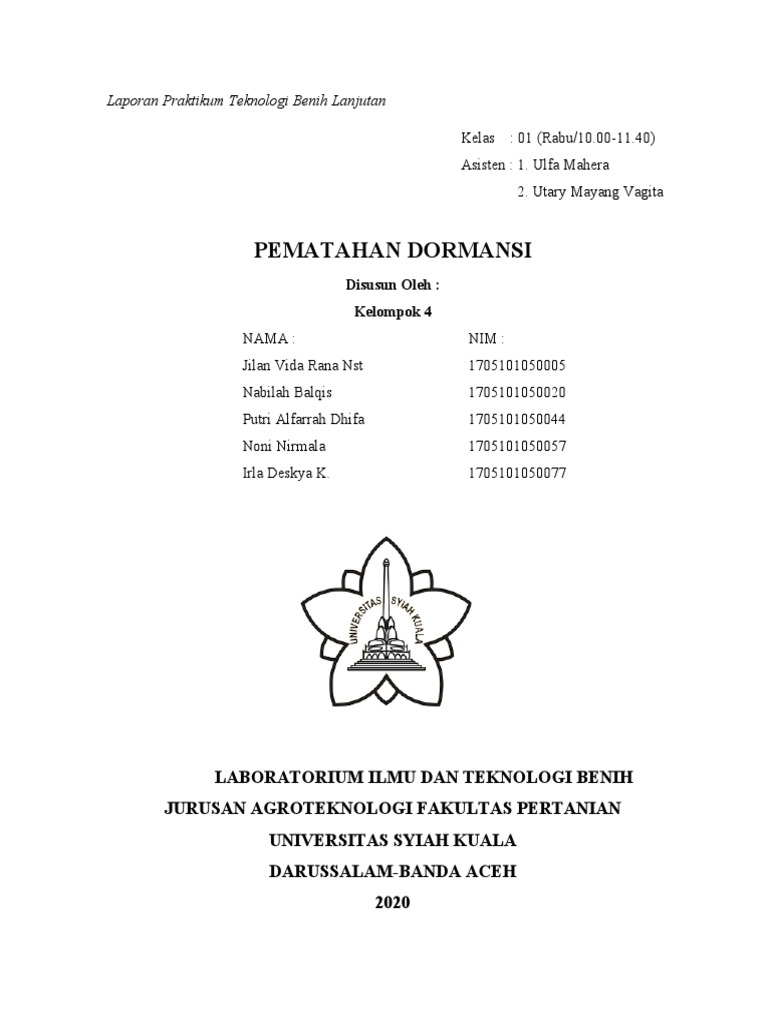 Laporan Dormansi Kel 4 Fix | PDF
