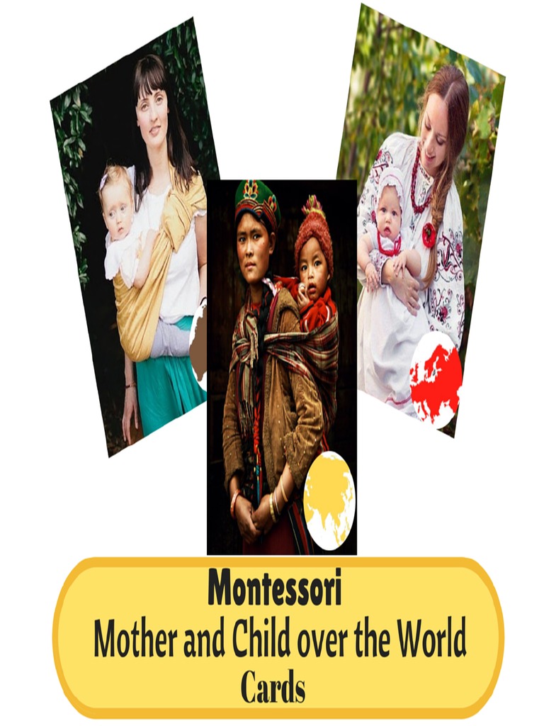 Motherand Childaroundthe World Montesori Cards | PDF | Business