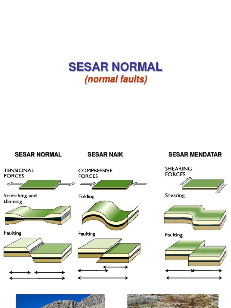 2020 A Sesar Normal PDF | PDF | Fault (Geology) | Tectonics