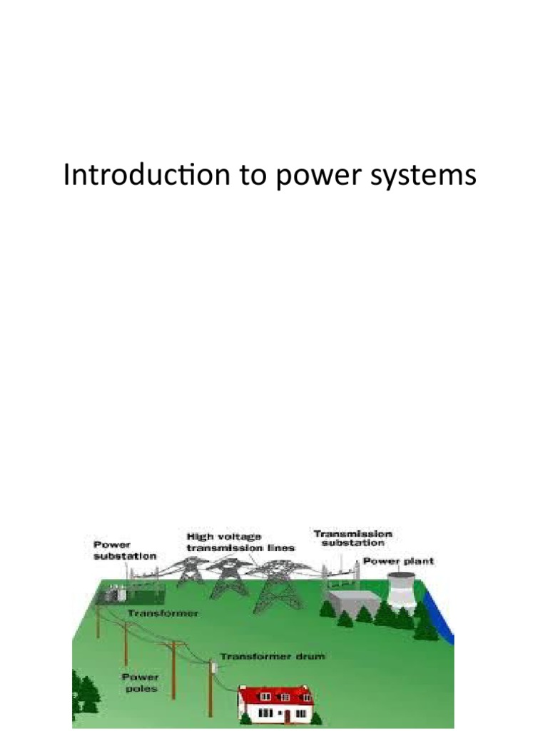Introduction To Power Systems | PDF | Electric Power Distribution | Electric Power Transmission