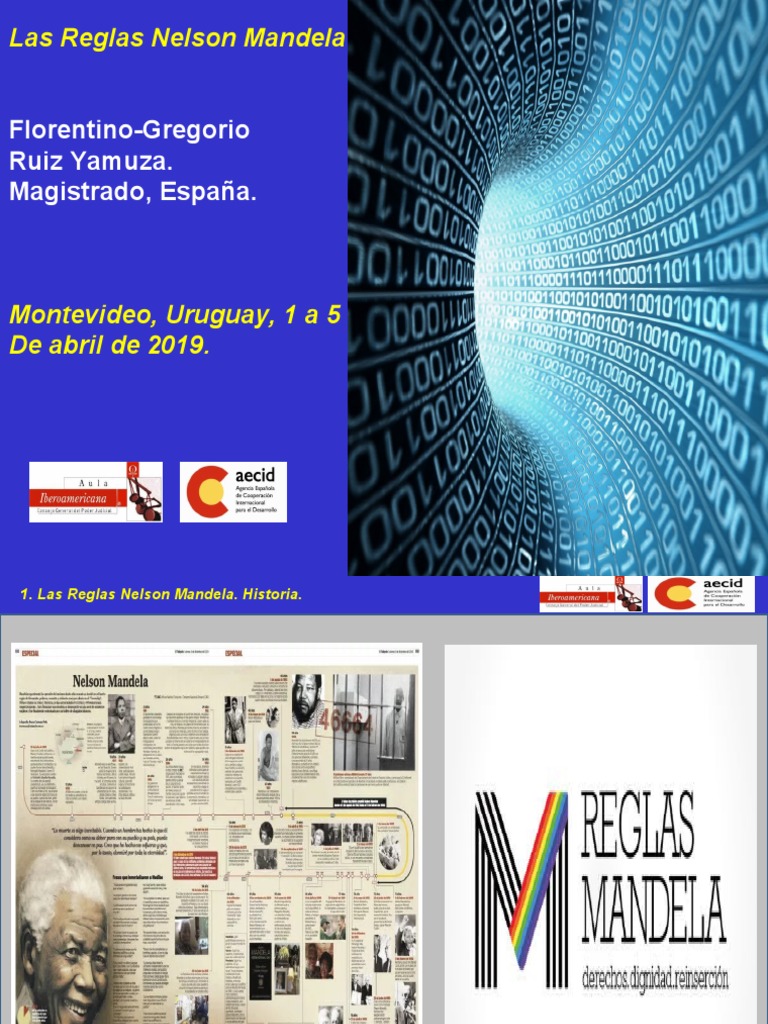 Florentino-Gregorio Ruiz Yamuza. Reglas Nelson Mandela | PDF | Nelson Mandela | Prisión