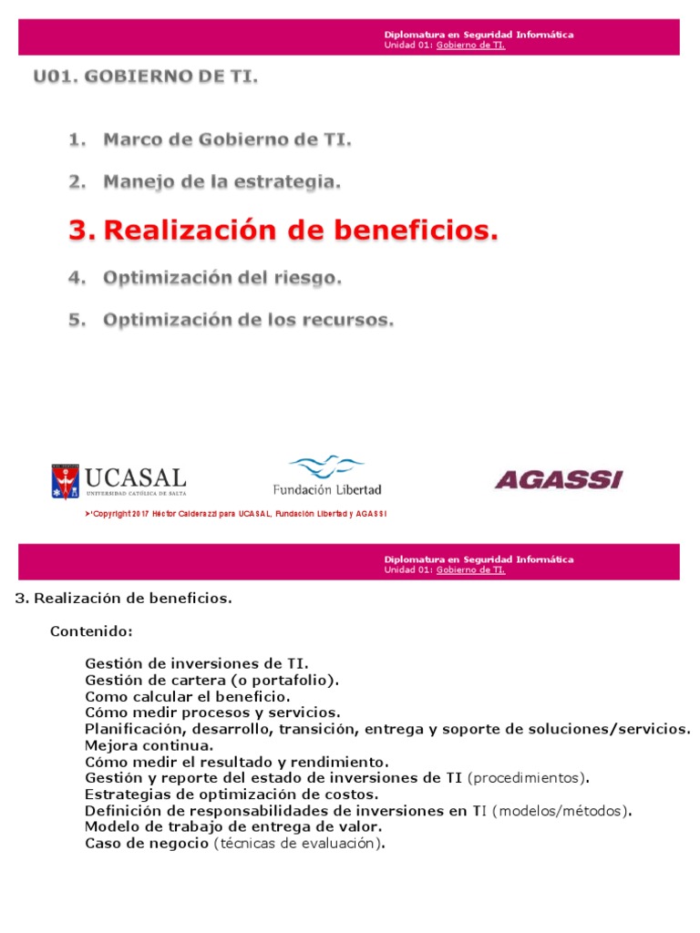 UCASAL U01 PPT 97-2003 - Parte 3 | PDF | Outsourcing | La seguridad informática