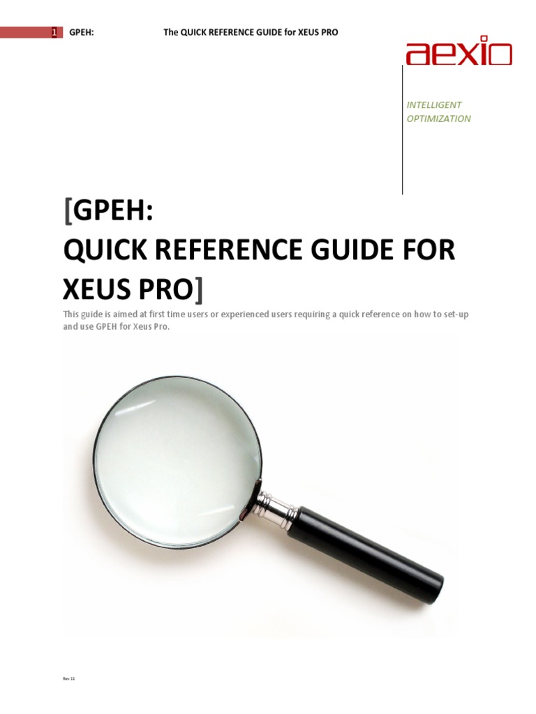 XEUS PRO GPEH Quick Reference Guide | PDF | Computer File | Map