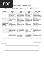 Speech Choir Rubrics | PDF | Speech | Human Voice