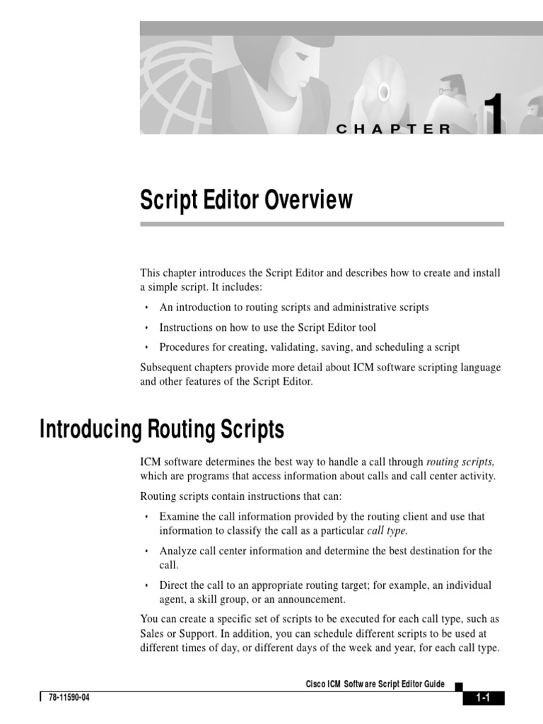 Cisco ICM Script Editor Overview | PDF | Icon (Computing) | Scripting ...