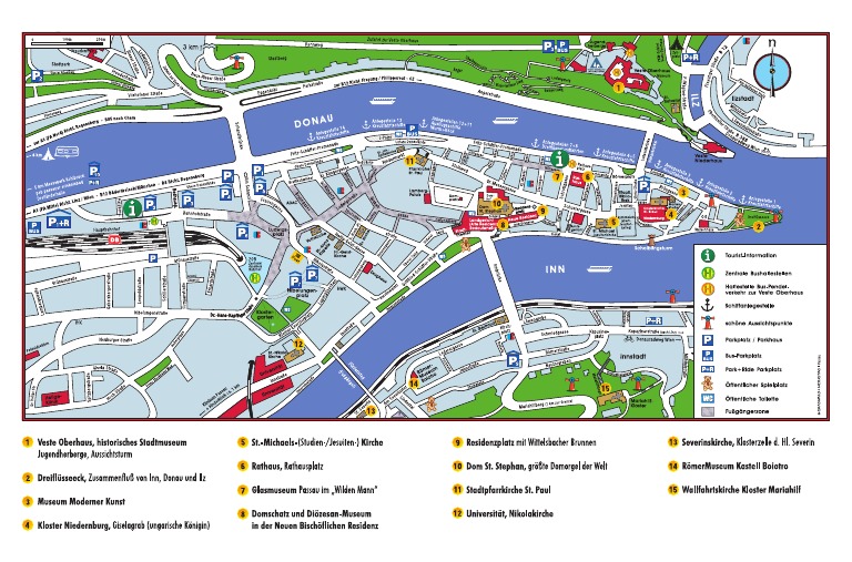 Passau Stadtplan Innenstadt PDF | PDF