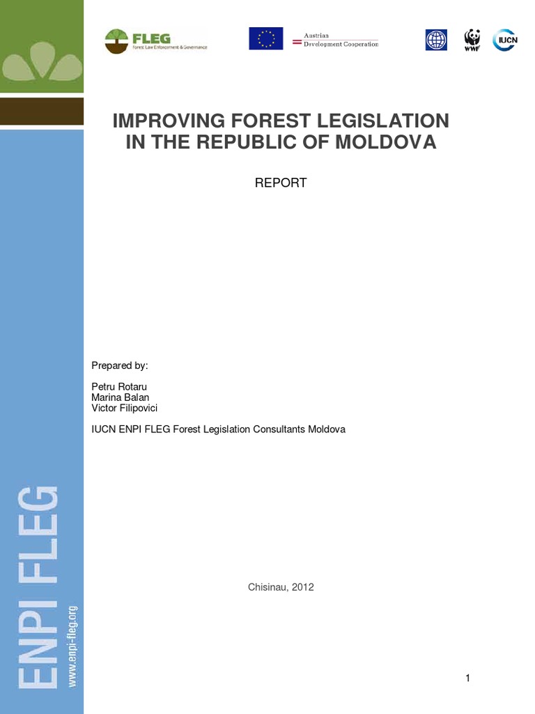 Moldova Forest Legislation Improvement Report | PDF | Forestry | United ...