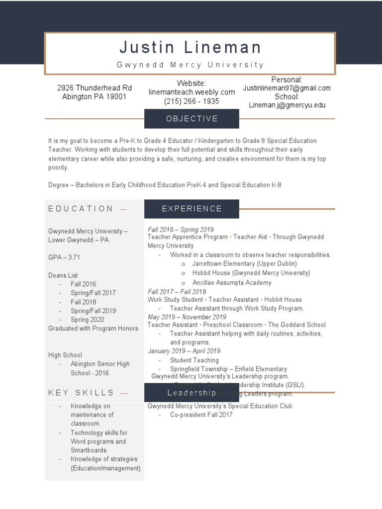 Resume Updated | PDF | Teachers | Behavior Modification