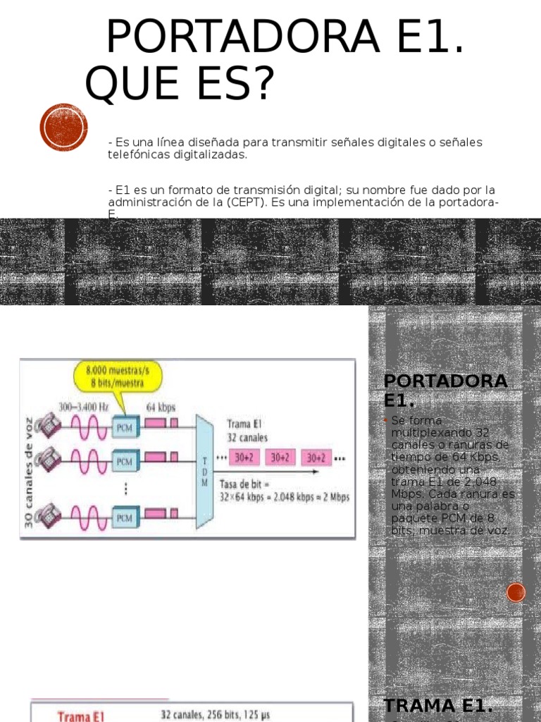 Portadora E1 | PDF