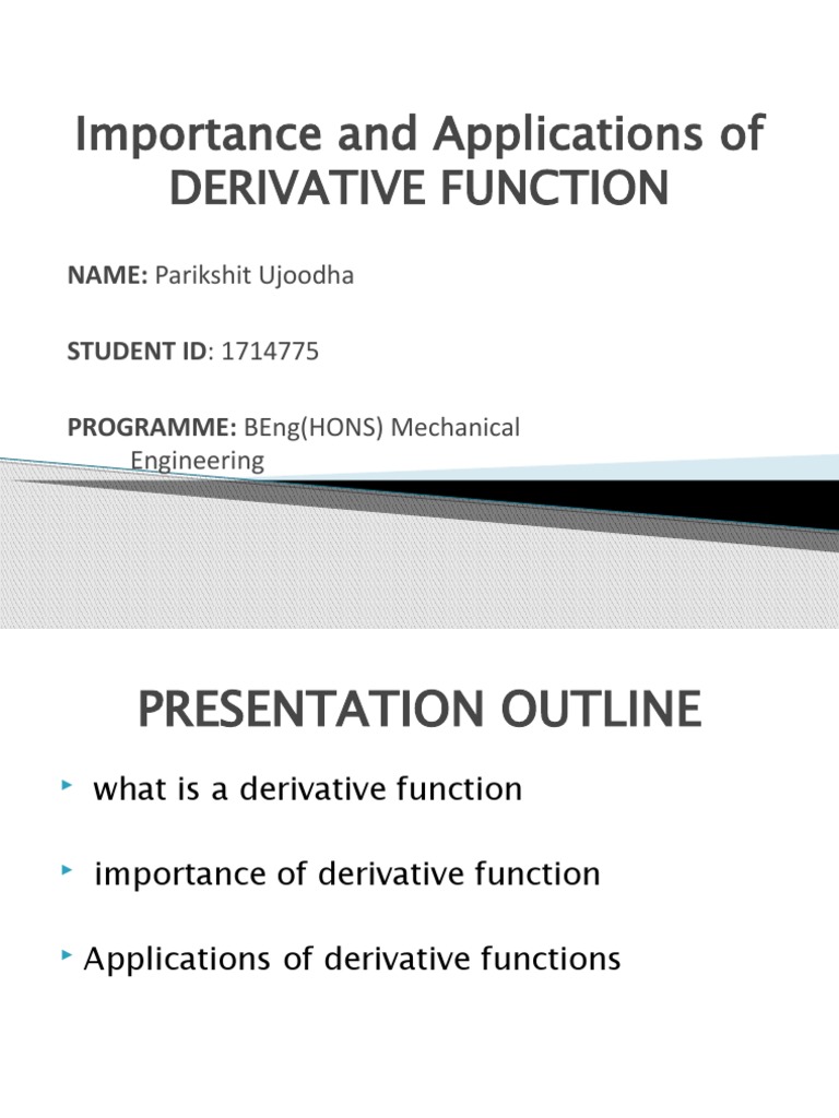 Applications of Derivative | Download Free PDF | Radar | Derivative