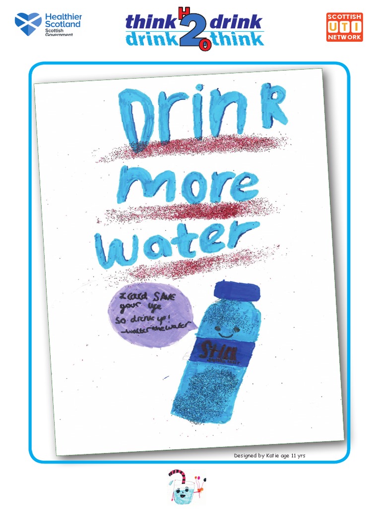 4 - Poster Drink More Water | PDF