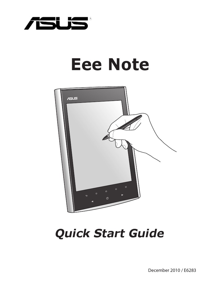 Eee Note: Quick Start Guide | PDF | Digital Rights Management | Evernote
