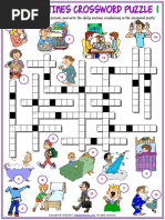 Household Chores Vocabulary Esl Crossword Puzzle Worksheet For Kids ...