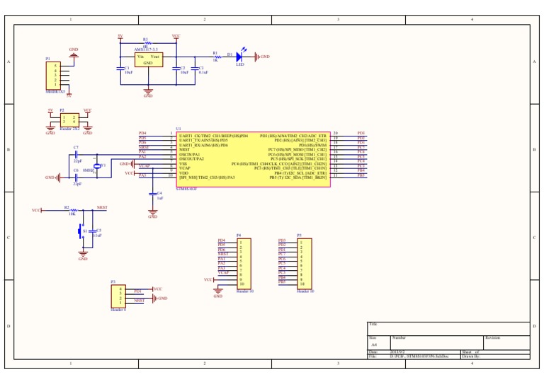 STM8S103F3P6 Schematic Diagram | PDF