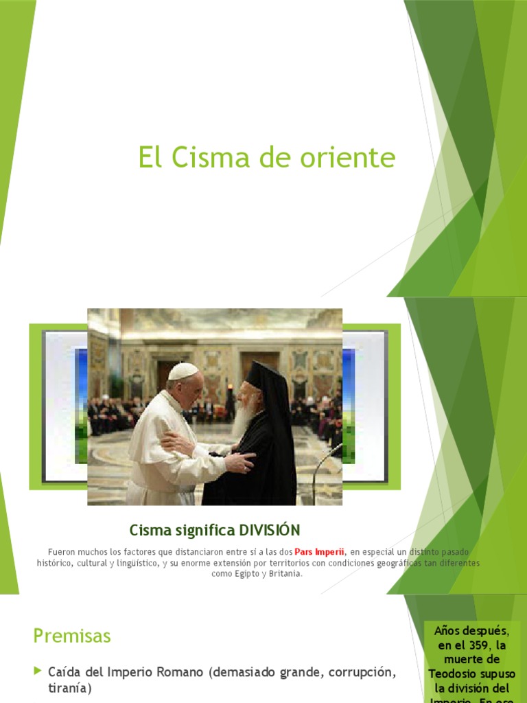 El origen y consecuencias del Cisma de Oriente | PDF | imperio Bizantino | Familias ...