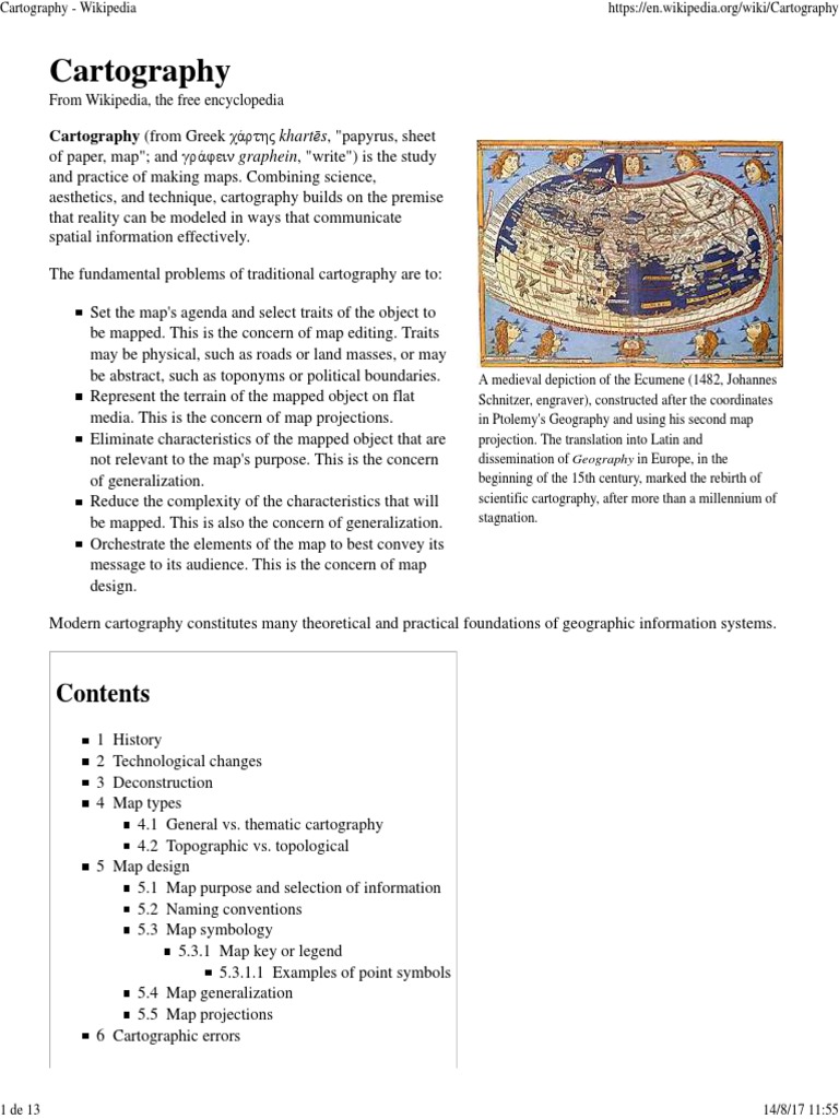 Cartography | PDF | Cartography | Map