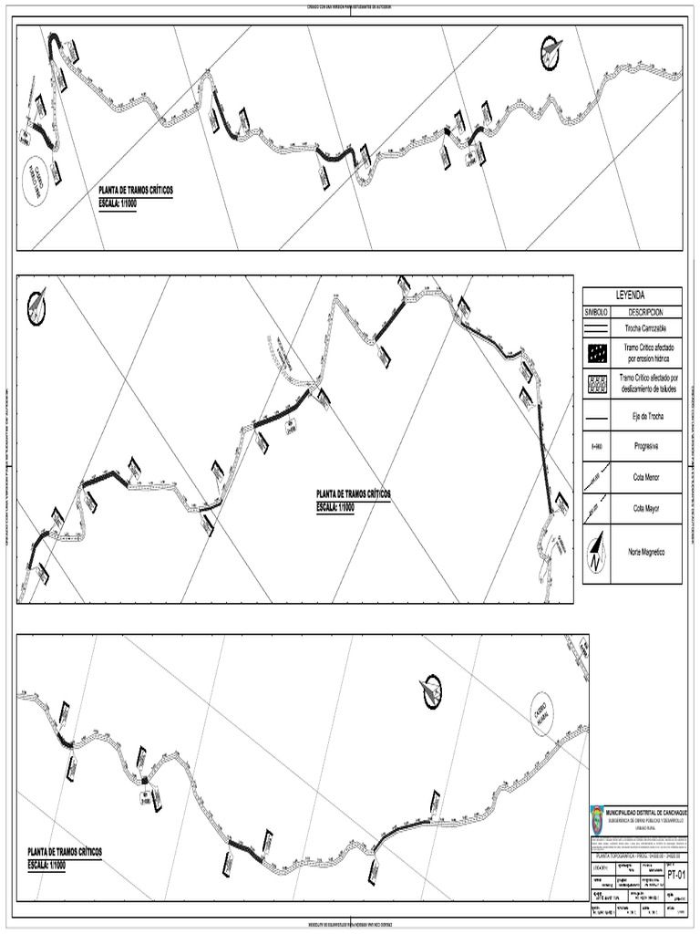 Plano Trocha Carrozable | PDF