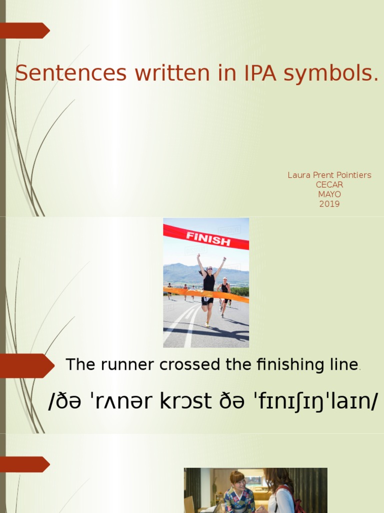 Sentences Written in IPA Symbols | PDF | Language Arts & Discipline