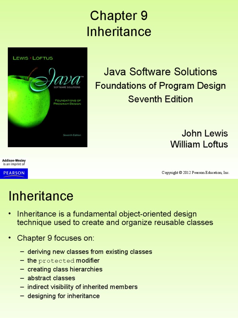 Chap 09 Pdf Inheritance Object Oriented Programming Class