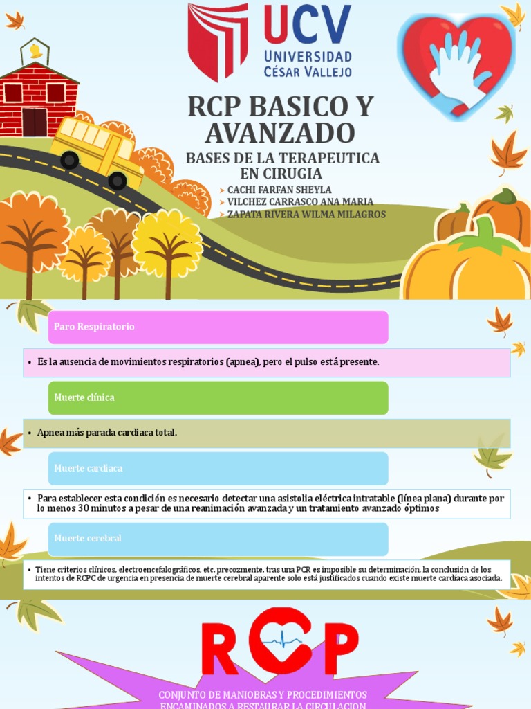 RCP Basico y Avanzado | PDF | Reanimación cardiopulmonar | Paro cardíaco