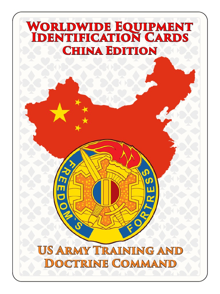 Worldwide Equipment Identification Cards: China Edition | PDF ...