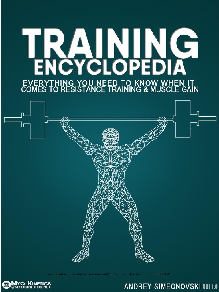 Training Encyclopedia | PDF | Muscle Contraction | Weight Training