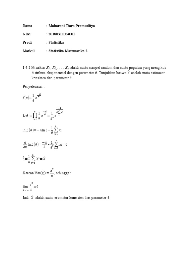 Parameter Estimation | PDF