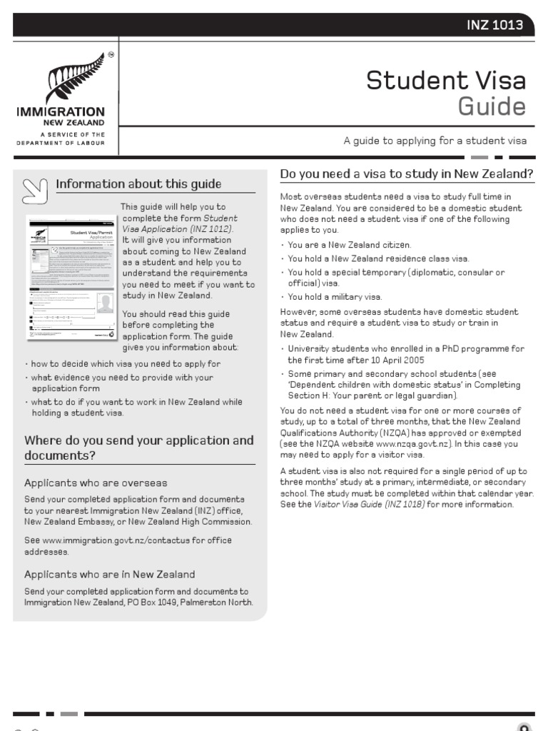 Student Visa: Guide | PDF | Travel Visa | Immigration Law