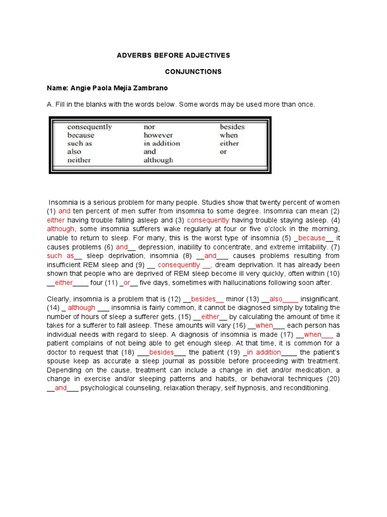 Adverbs Before Adjectives | PDF