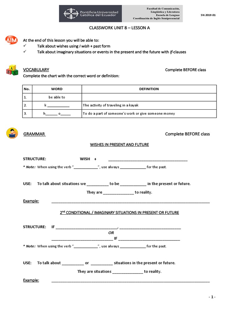 Conditional Wishes and Imaginary Situations: A Lesson on Using 'I Wish ...