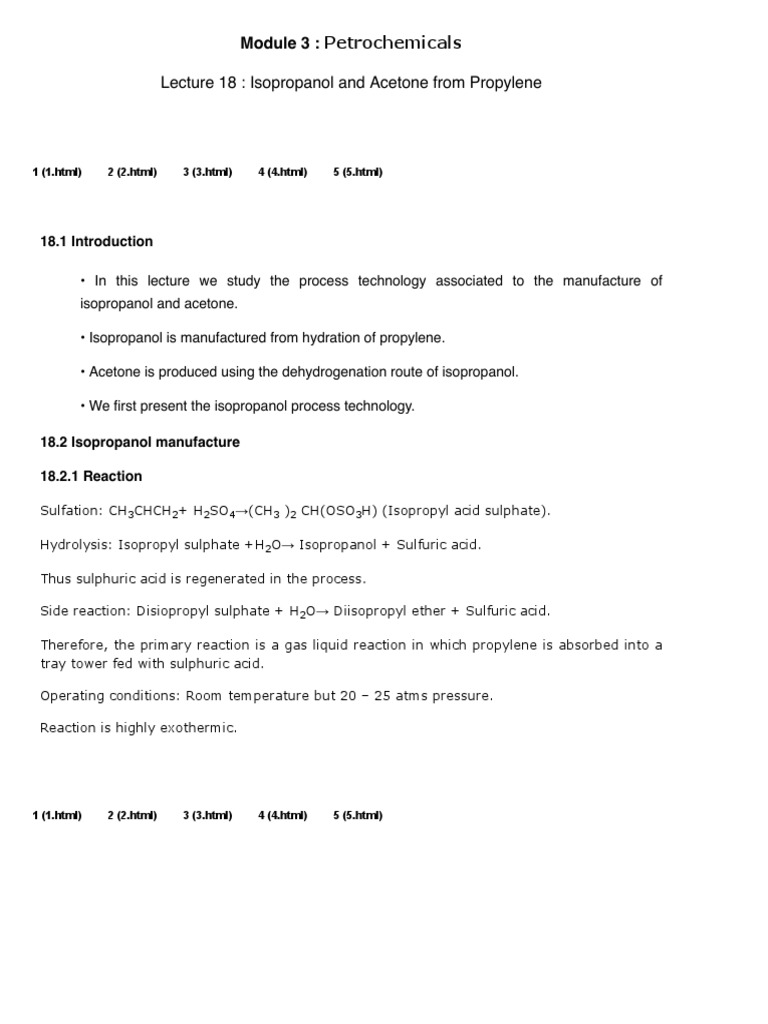 Isopropyl Alcohol Description | PDF