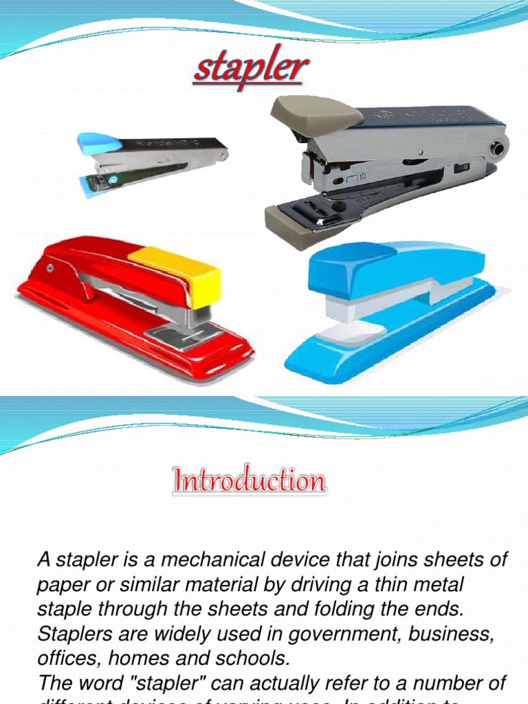 The Manufacturing Processes of StaplerS | PDF | Sheet Metal ...
