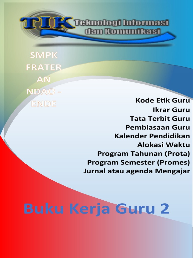 Cover Buku Kerja Guru Informatika | PDF