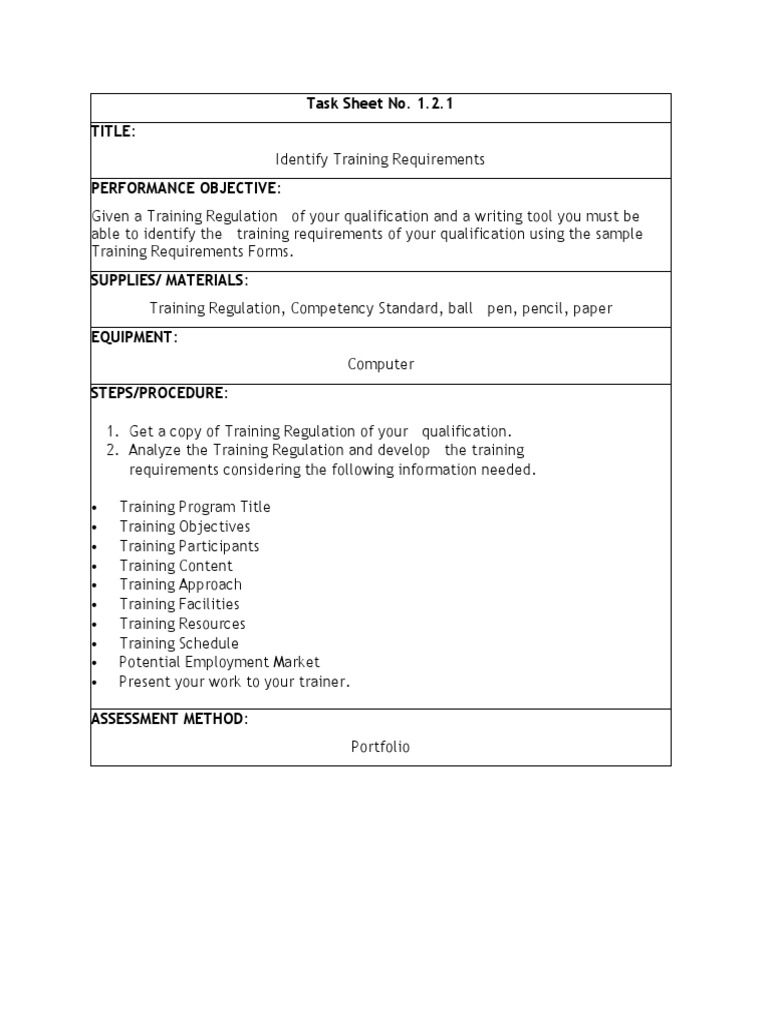 Task Sheet 1.2.1 PDF | PDF