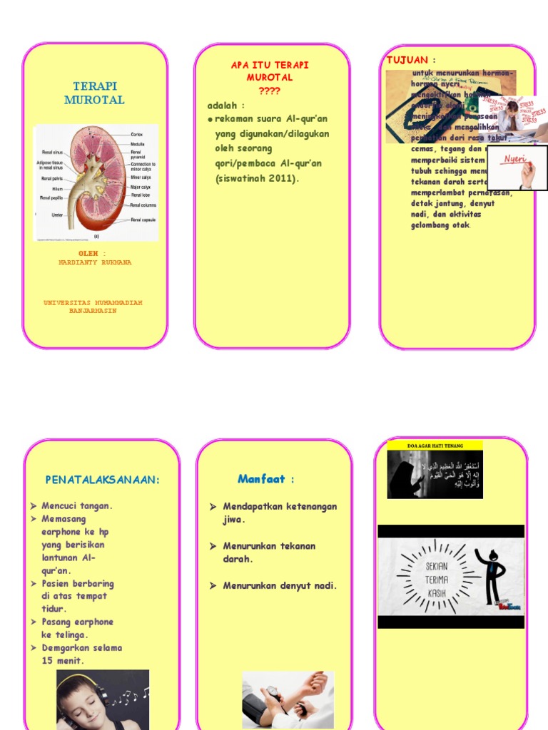 LEAFLET Terapi Murotal | PDF
