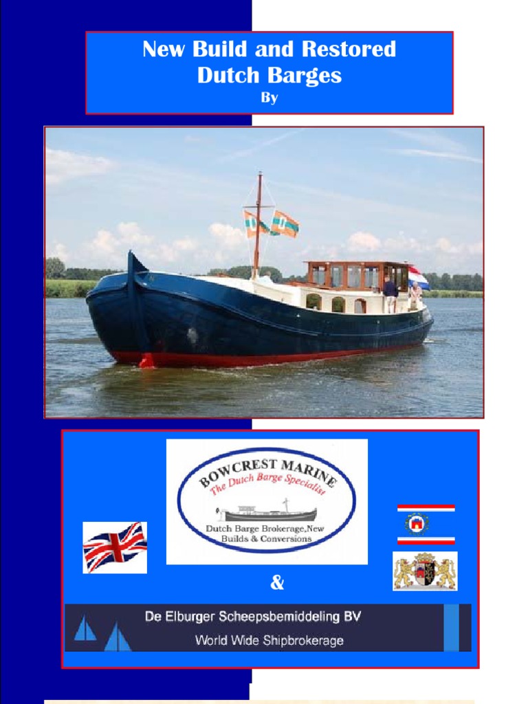Dutch Barge Design and Restoration Guide | PDF | Deck (Ship) | Ships