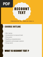 Recount Text PPT | PDF