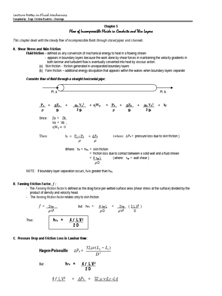 Flow of Incompressible Fluids in Conduits and Thin Layers | PDF | Boundary Layer | Pump