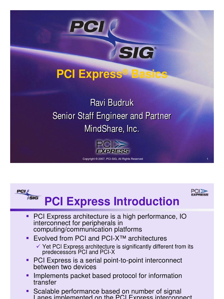 Pcie Basics Pcisig | PDF