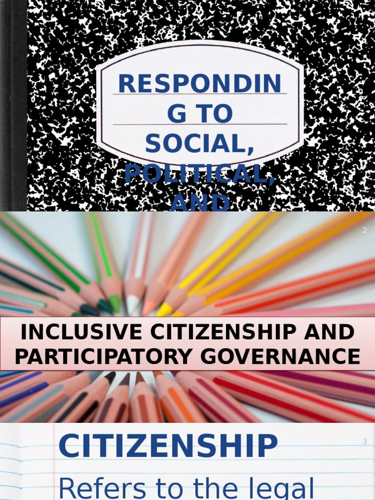 Promoting Inclusive Citizenship and Participatory Governance through ...