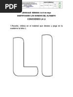 Actividades para trabajar la letra e | PDF | Idiomas | Poesía